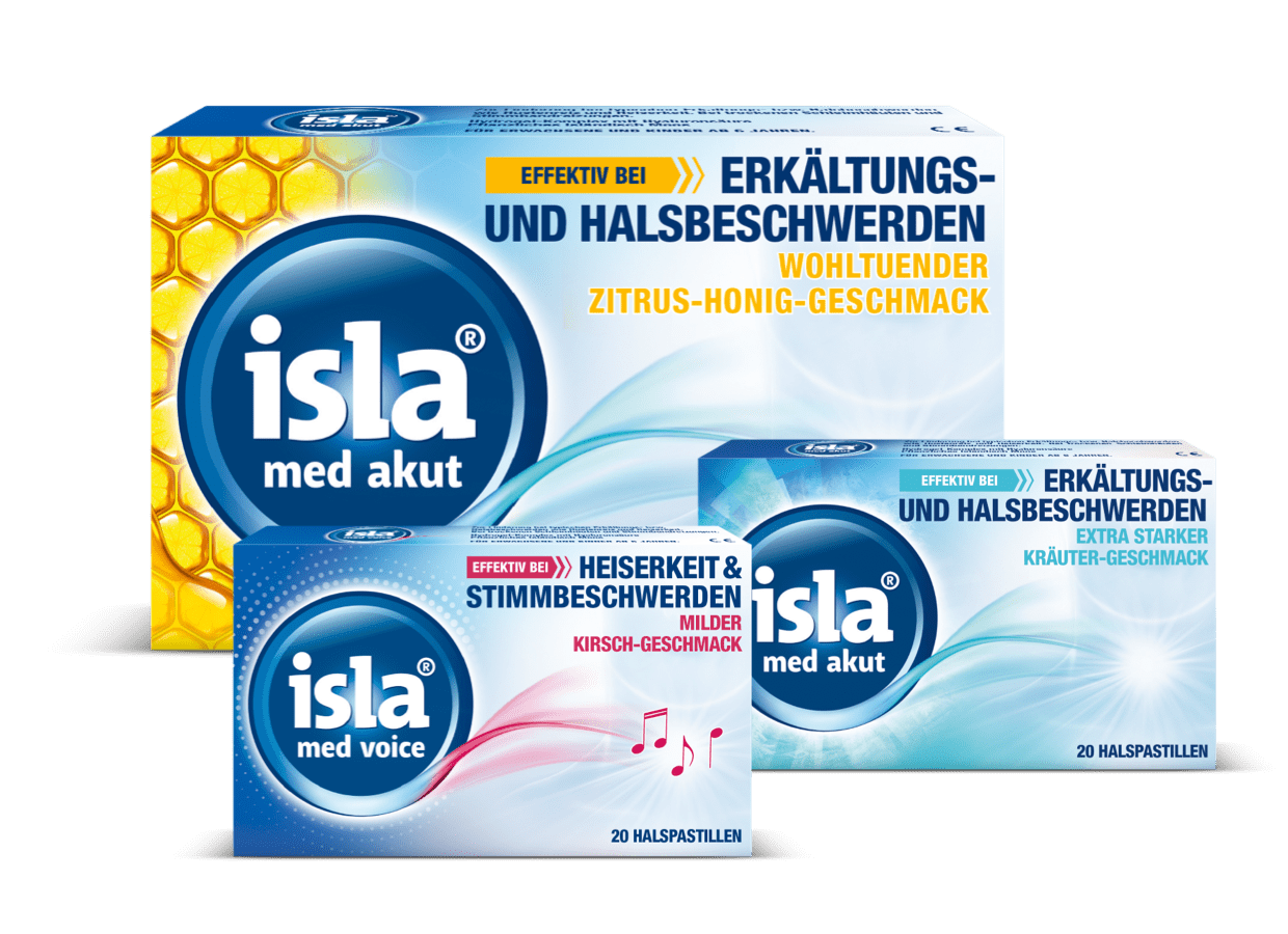 Mit isla® gewappnet für die Erkältungssaison